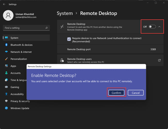 How To Enable Remote Desktop Connection RDC In Windows 11