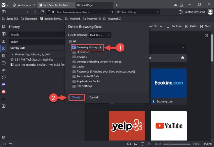 How To Clear, Delete Browsing History In Any Browser