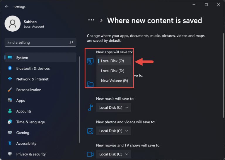 Change Default Installation Folder For Windows Apps