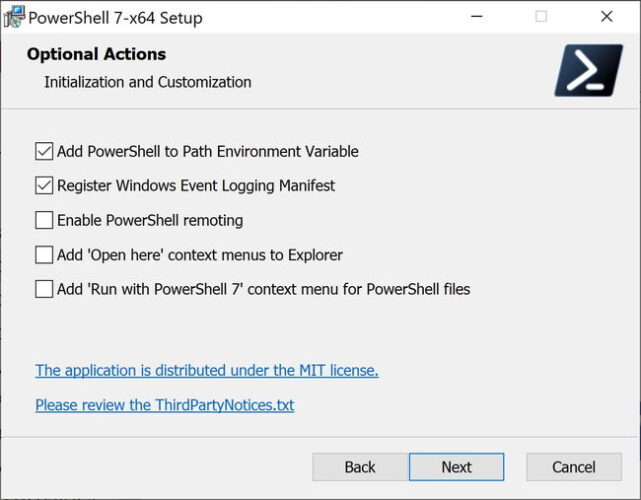 Download And Install PowerShell 7.1 In Windows 10