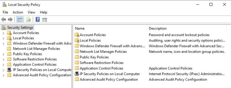 How To Enable SecPol.msc In Windows 10 Home (Local Security Policy)