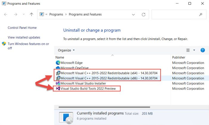 Download And Install Visual C++ Redistributable 2022