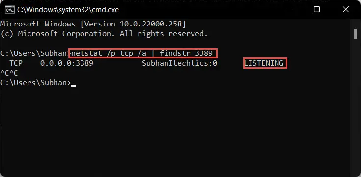 How To Start Remote Desktop Connection Mstsc Using Command Line