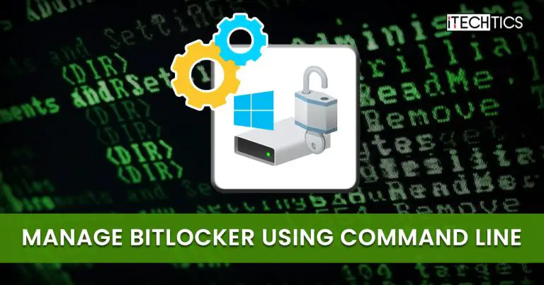 How To Manage Bitlocker Using Command Line In Windows Manage Bde