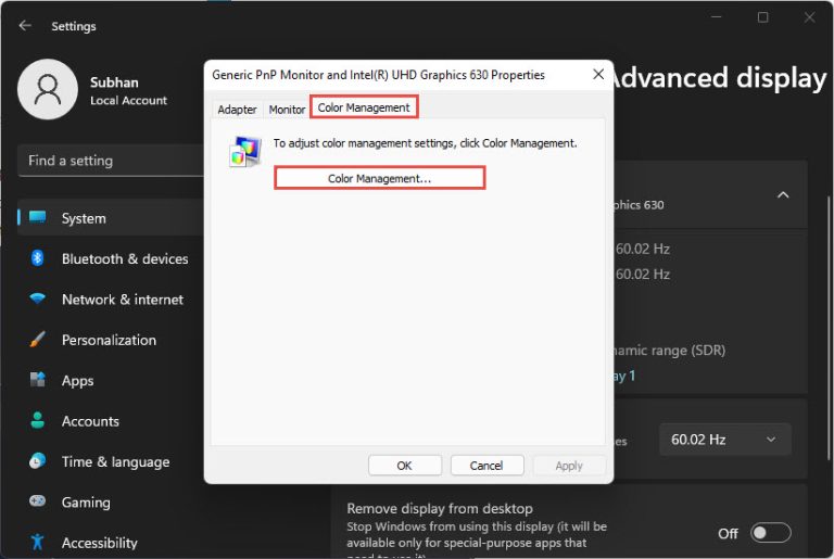 How To Calibrate Your Display In Windows 11