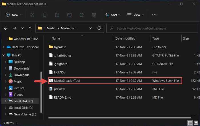 Download Windows 10 November 2021 (21H2) Update Using Media Creation Tool