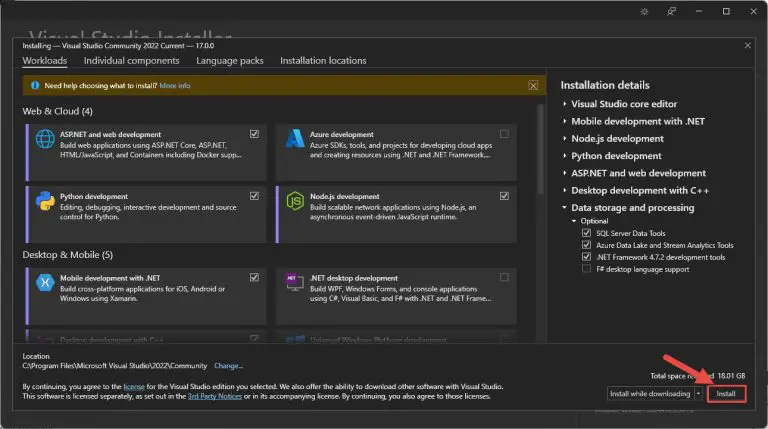 Download And Install Visual Studio 2022