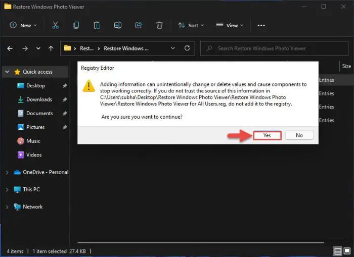 How To Enable/Restore Windows Photo Viewer In Windows 11/10