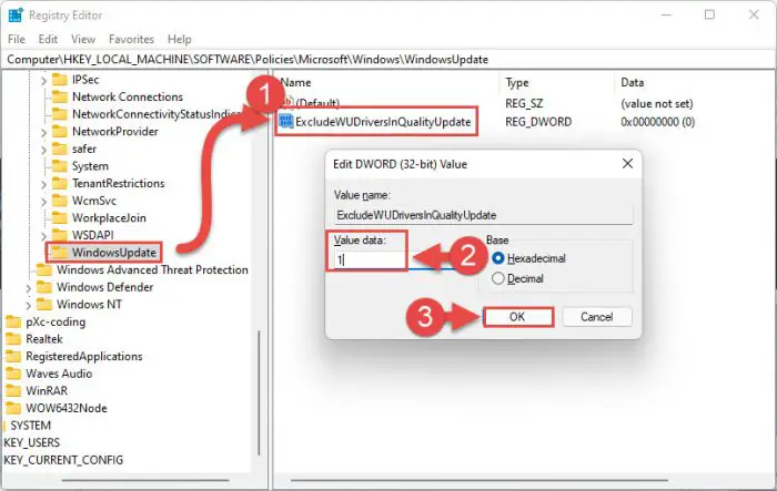 How To Disable Specific Driver Updates In Windows 11/10
