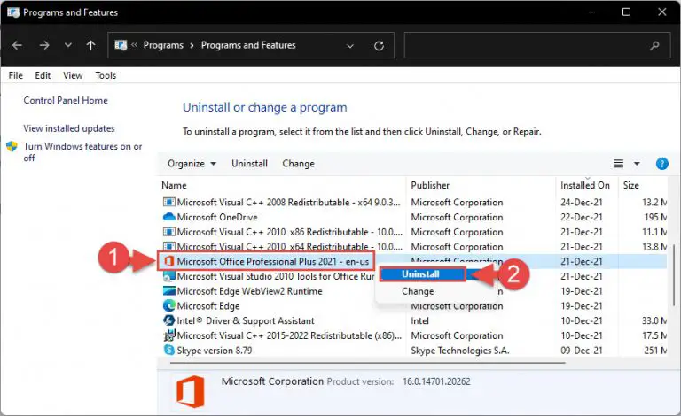 3 Ways To Uninstall Microsoft Office 2021