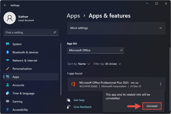 3 Ways To Uninstall Microsoft Office 2021