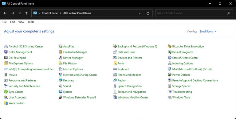 List Of Windows Control Panel Applets (CPL Files)