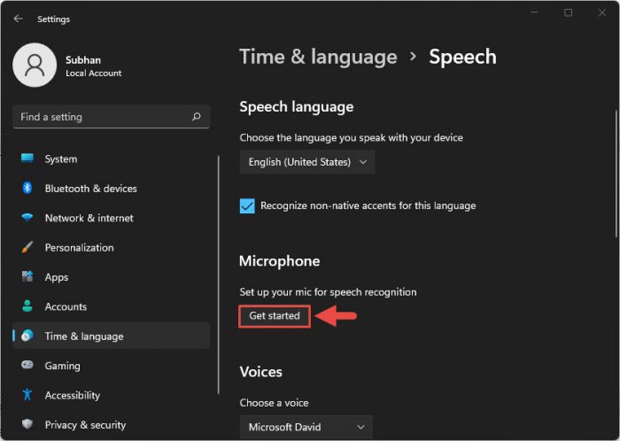 How To Set Up Voice Typing In Windows 11/10