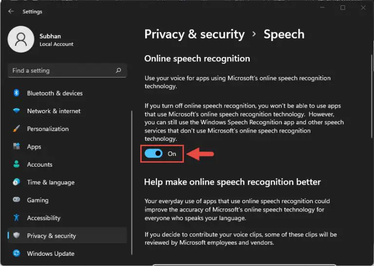 How To Set Up Voice Typing In Windows 11/10