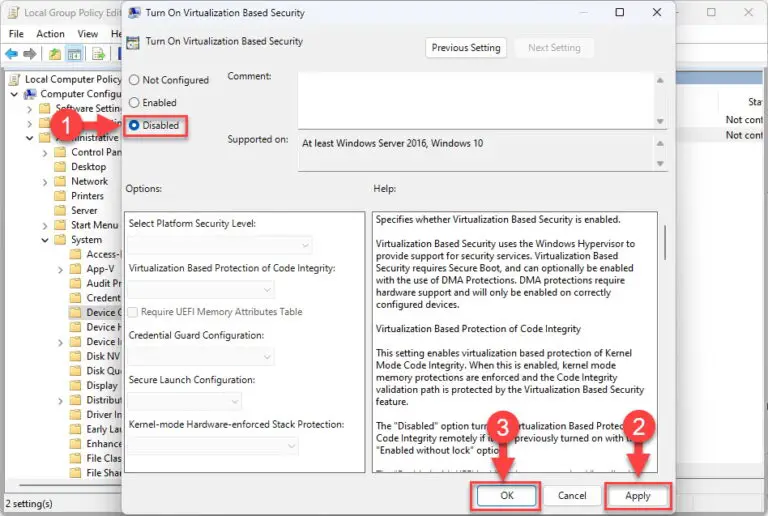 How To Enable Or Disable Windows Defender Credential Guard In Windows 11/10