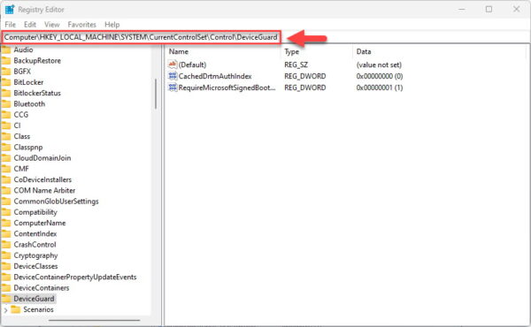 How To Enable Or Disable Windows Defender Credential Guard In Windows 11/10