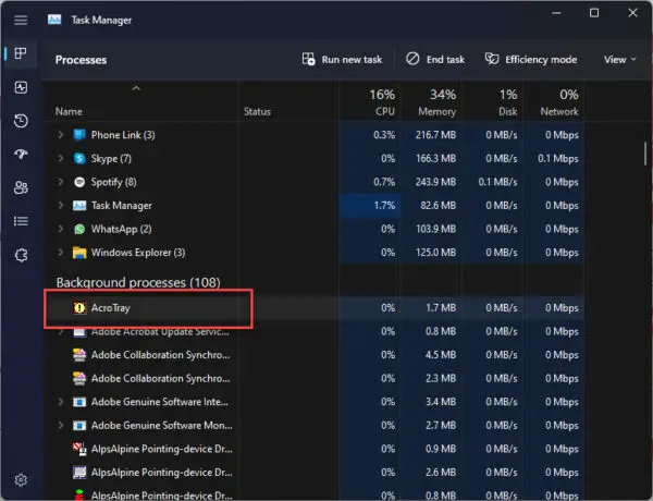 What Is AcroTray And How To Disable It