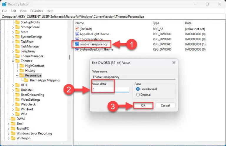 5 Ways To Make Taskbar Transparent In Windows 11, 10