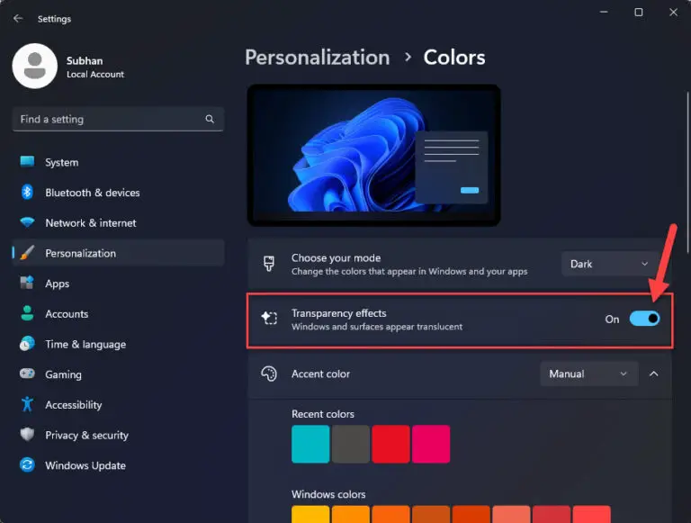 5 Ways To Make Taskbar Transparent In Windows 11, 10