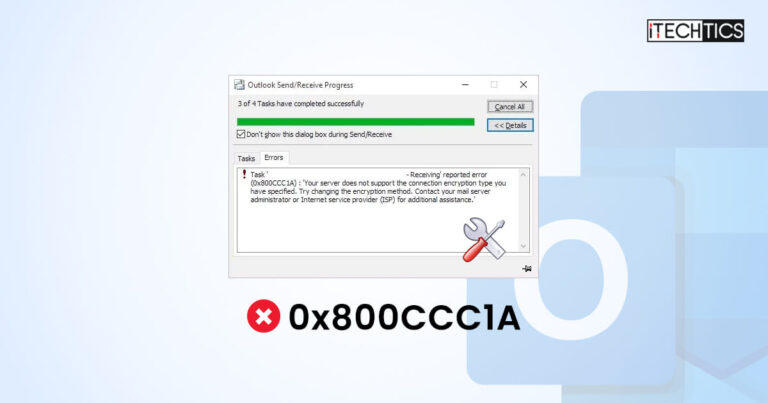 Fix Outlook Error 0x800CCC1A Server Does Not Support Connection ... Fix Outlook Error 0x800CCC1A Server Does Not Support Connection ...