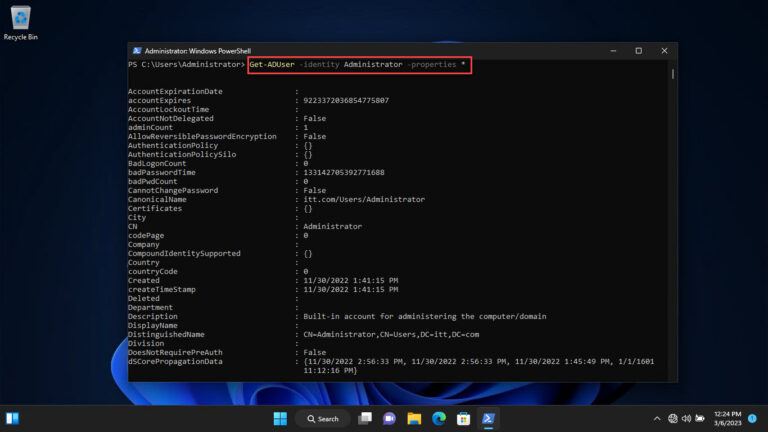 How To Find Active Directory User Information With Powershell Get Aduser
