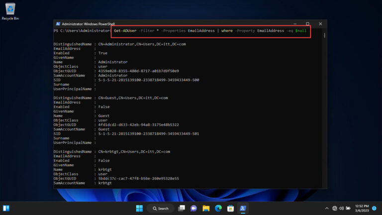 How To Find Active Directory User Information With Powershell Get Aduser
