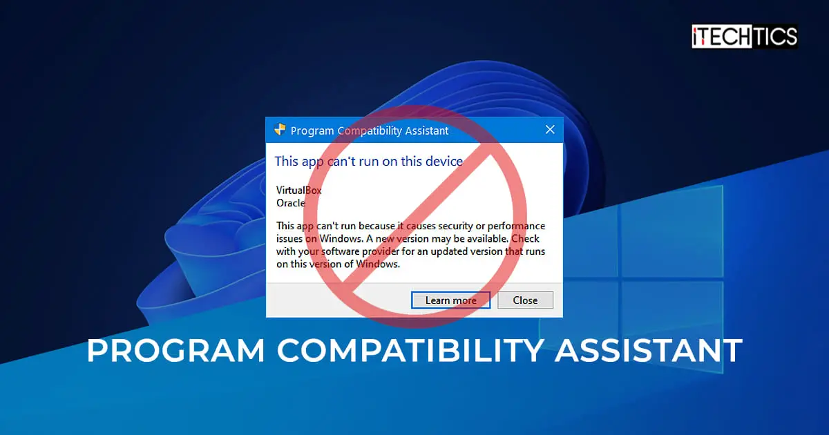 4 Ways To Disable Program Compatibility Assistant And Fix This App Can 5791