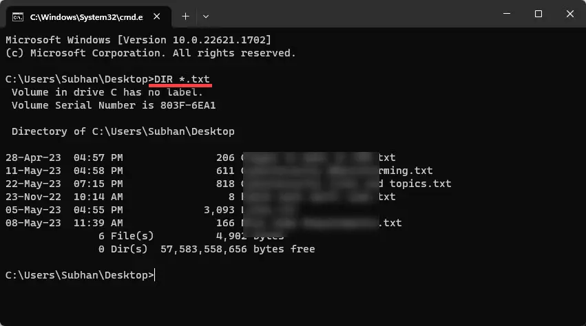 How To List Files And Folders In Windows Using Command Prompt Techno Digits