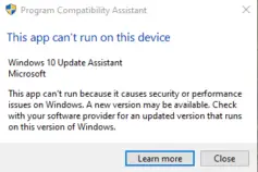 4 Ways To Disable Program Compatibility Assistant And Fix "This App Can't Run On This Device"