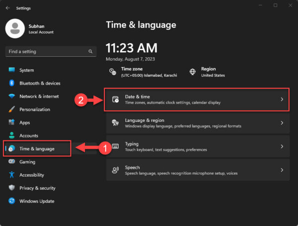 How To Set The Correct Time Zone In Windows 11 (Automatically + Manually)