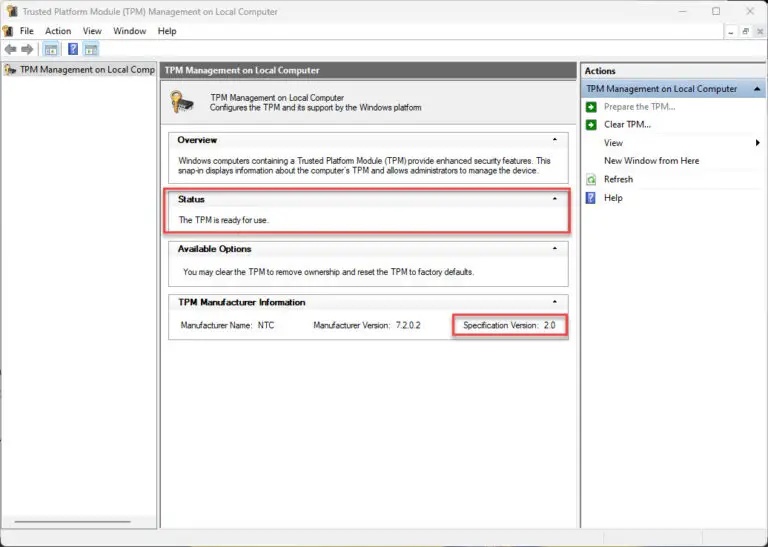 How To Check And Enable Secure Boot And TPM 2.0 For Windows 11