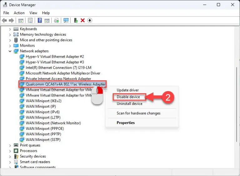 5 Ways To Disable, Enable, Or Restart Network Adapter In Windows 11 (Ethernet And Wi-Fi)