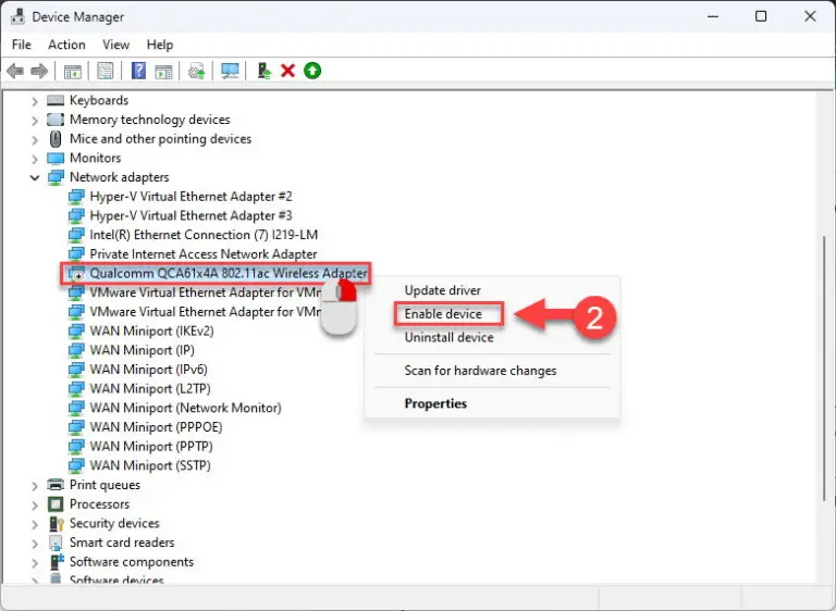 5 Ways To Disable, Enable, Or Restart Network Adapter In Windows 11 ...