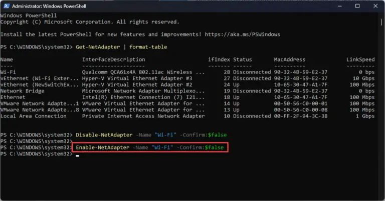 5 Ways To Disable, Enable, Or Restart Network Adapter In Windows 11 ...
