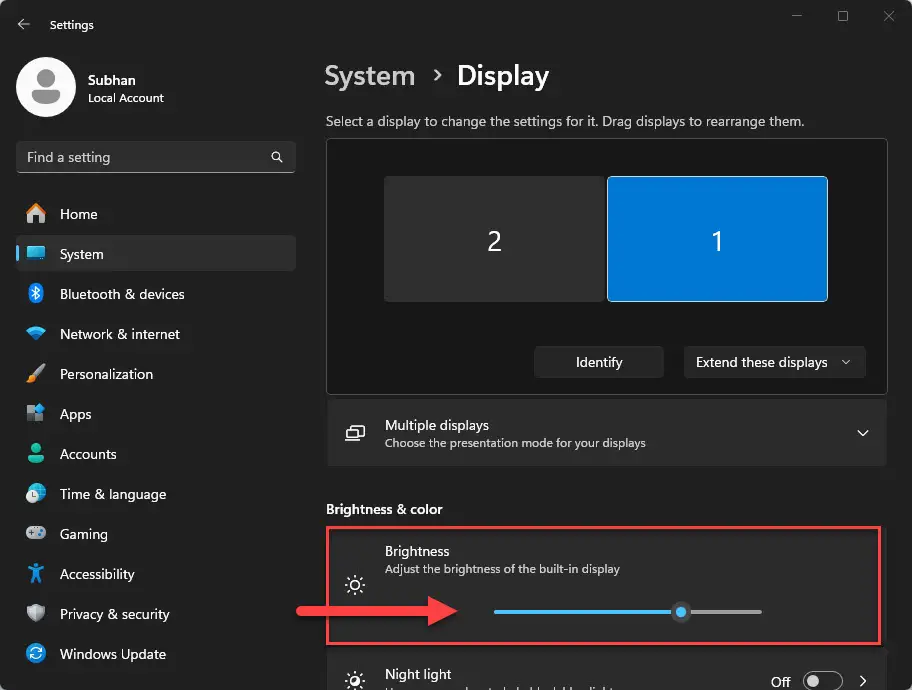 All The Ways To Adjust Screen Brightness On Windows 11