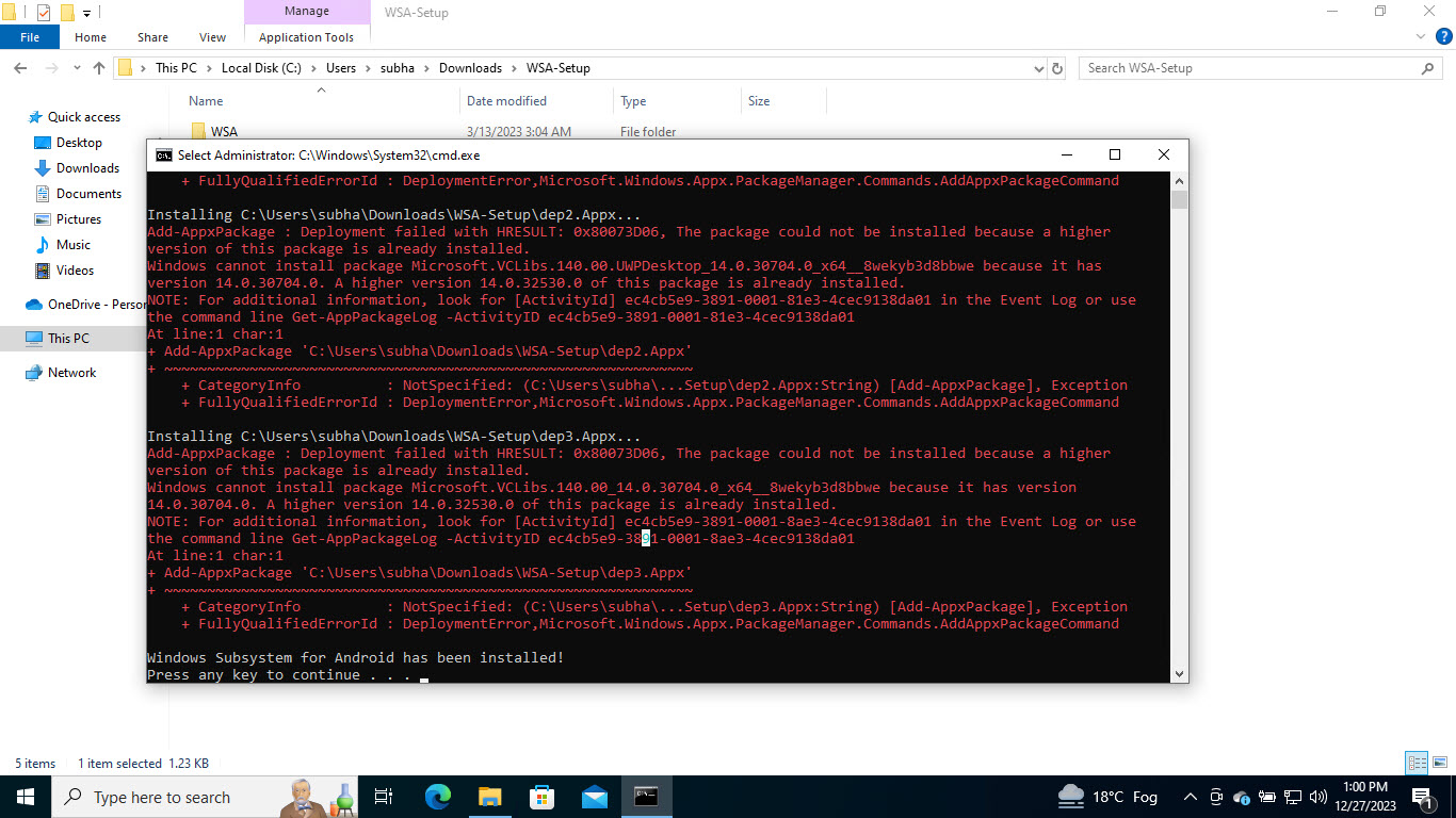 Como instalar o subsistema do Windows para Android no Windows 10