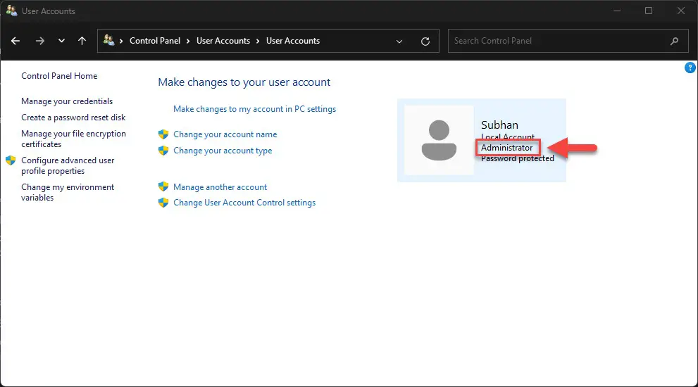 5 Ways To Check If Your Account Has Admin Rights On Windows