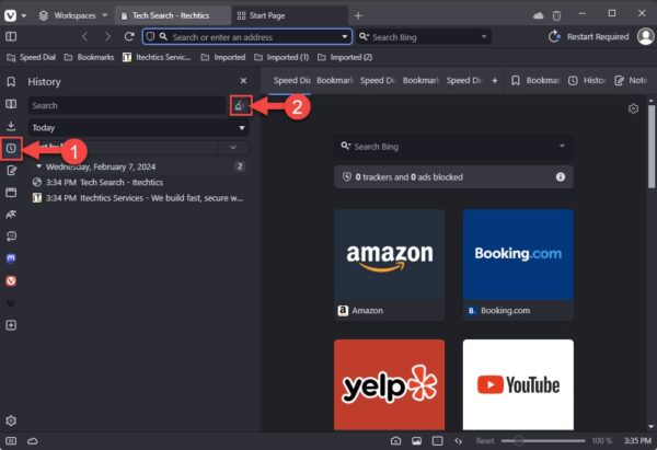 How To Clear, Delete Browsing History In Any Browser