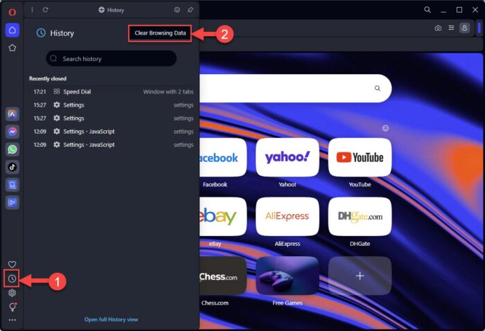 How To Clear, Delete Browsing History In Any Browser
