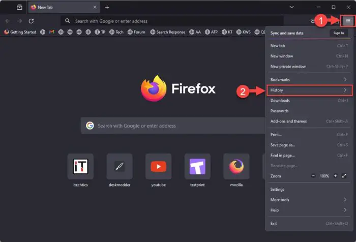 How To Clear, Delete Browsing History In Any Browser