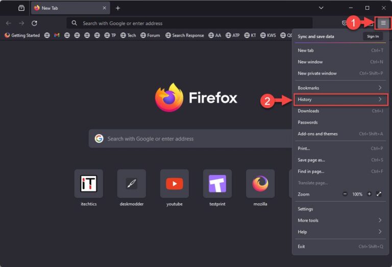 How To Clear, Delete Browsing History In Any Browser