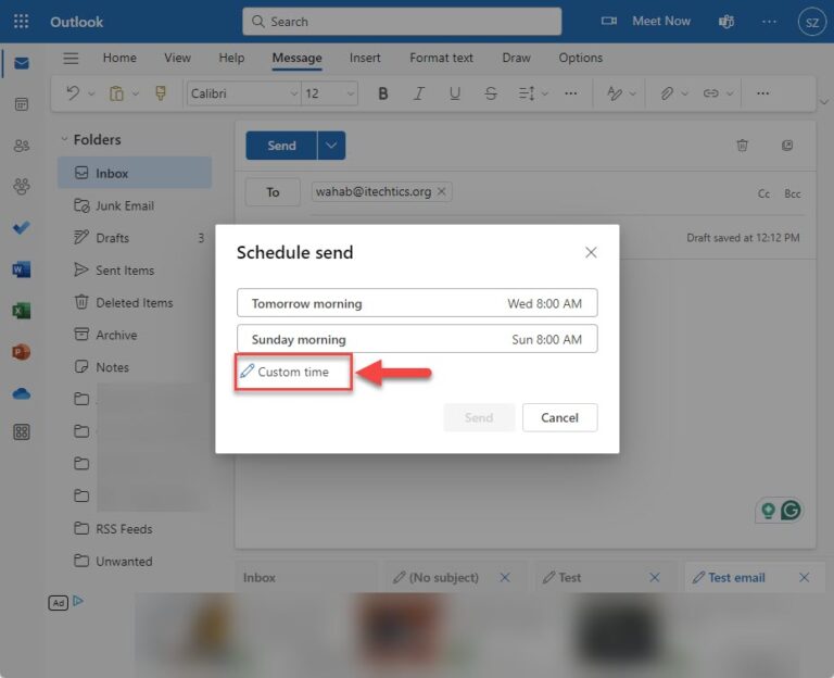 How To Schedule Emails And Automatic (Out Of Office) Replies In Outlook