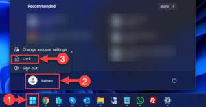How To Lock A Windows PC Without Logging Off
